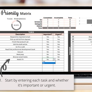 Priority Matrix Planner Using the Eisenhower Method to Manage Work ...