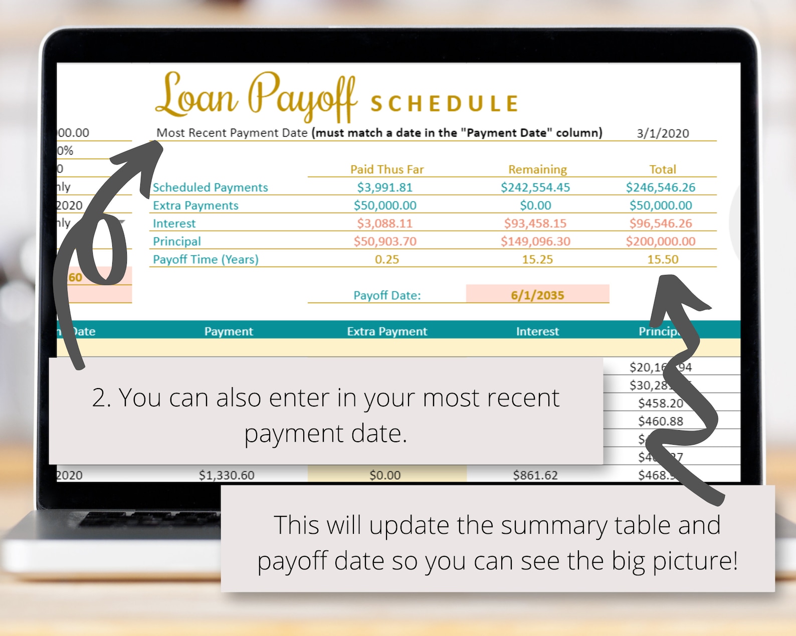 Loan Repayment Google Sheets Spreadsheet, Mortgage Amortization ...