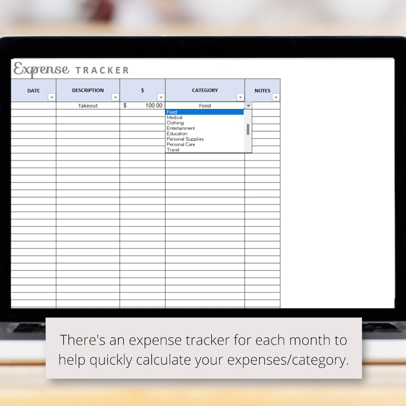 Budget Tracker Excel Spreadsheet Template, Plan Your Annual & Monthly ...