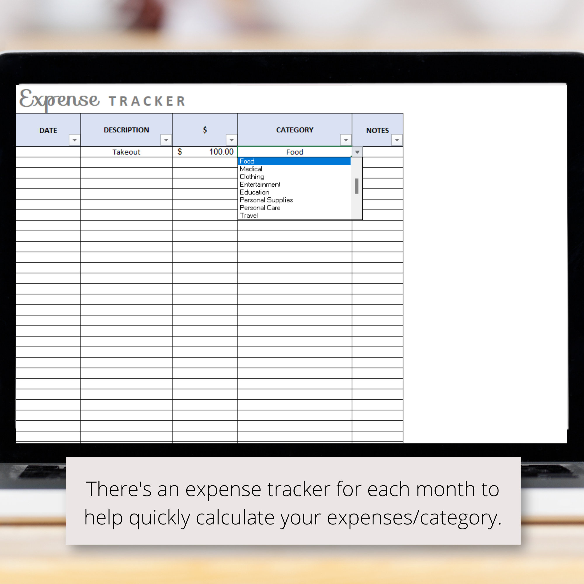 Budget Tracker Excel Spreadsheet Template, Plan Your Annual & Monthly ...