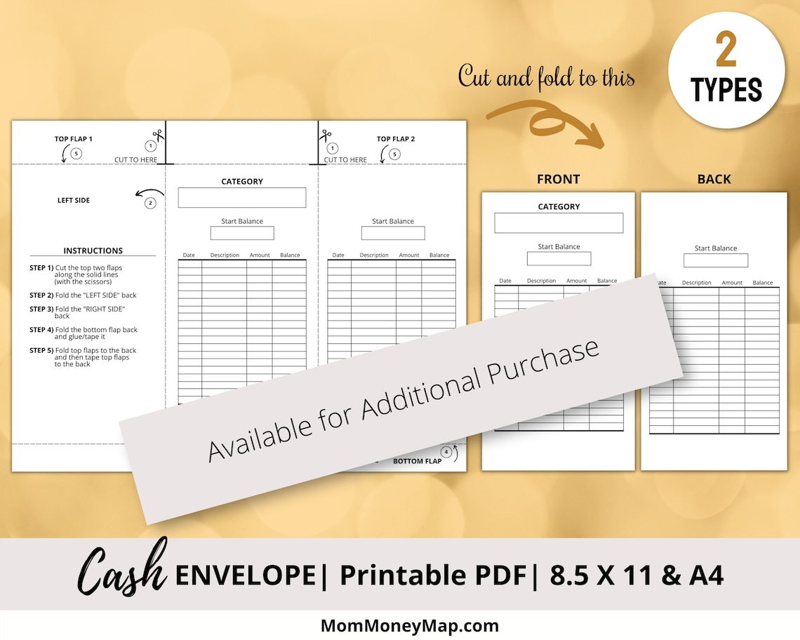 Cash Breakdown Sheet Printable PDF Money Breakdown Form by - Etsy Canada