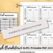 Cash Breakdown Sheet Printable PDF, Money Breakdown Form by ...