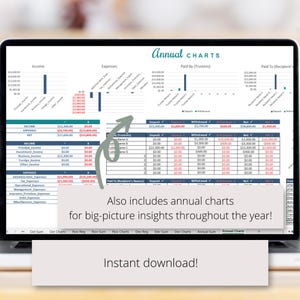 Trust Account Ledger Register With Monthly and Annual Summaries Excel ...