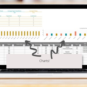 Reading Log Tracker Excel Spreadsheet | Track Your Books With This Book ...