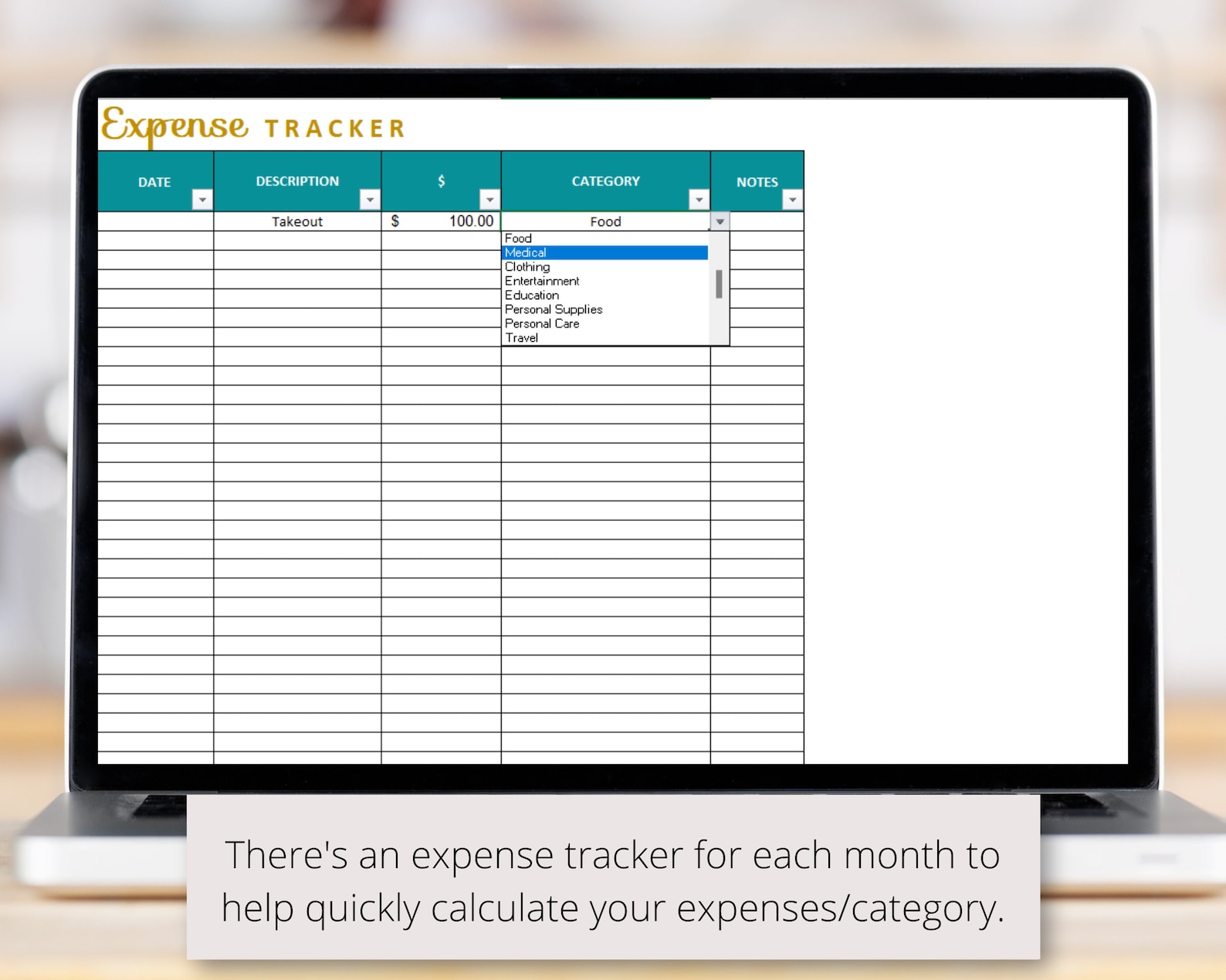 Simple Budget Google Sheets Spreadsheet Template Personal - Etsy