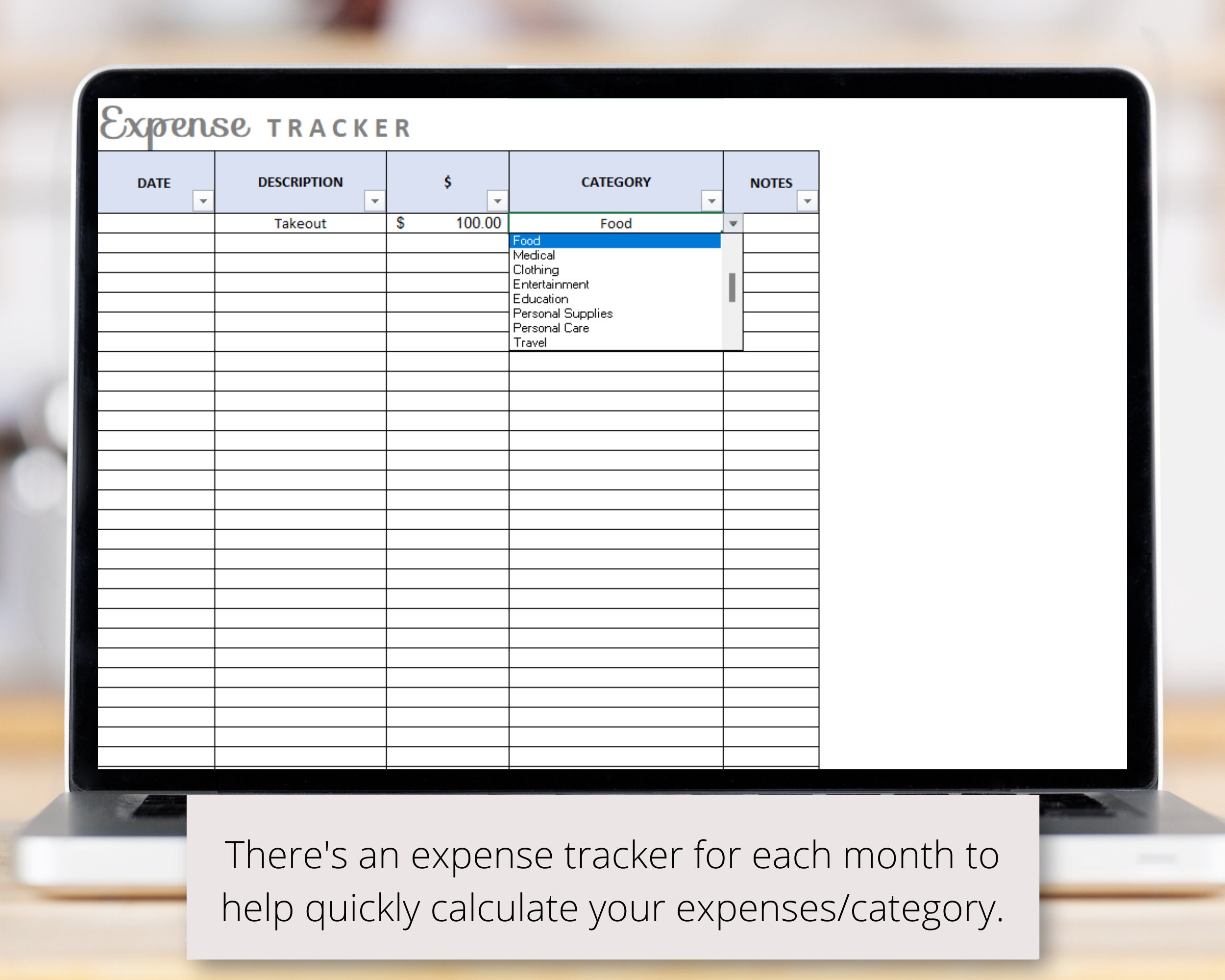 Budget Tracker Excel Spreadsheet Template Plan Your Annual & - Etsy