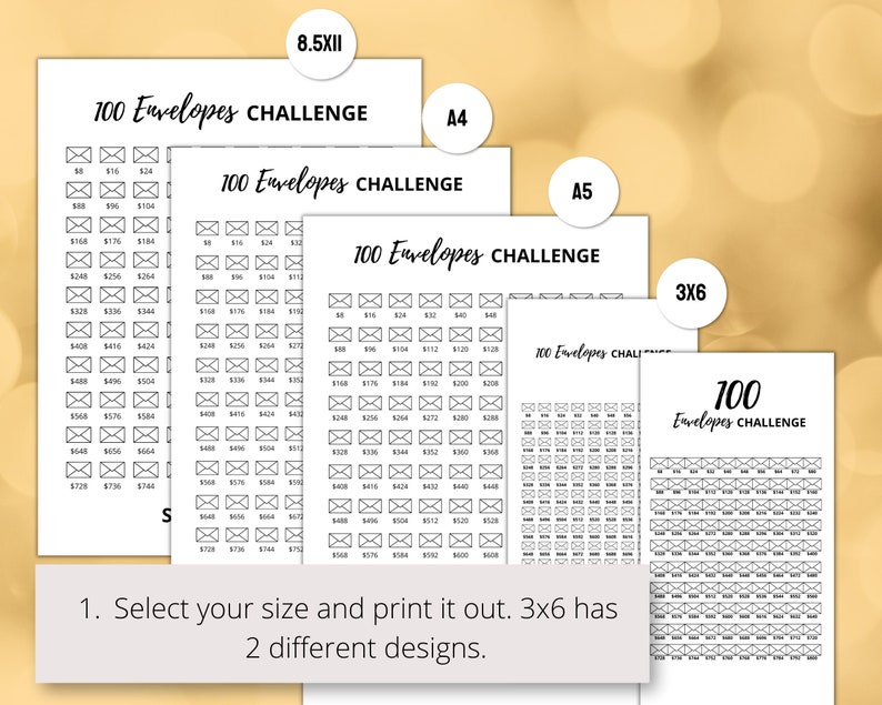40k Savings Challenge Printable PDF Save 40000 in 100 Days - Etsy Canada
