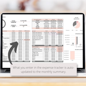 Monthly Budget Apple Numbers Spreadsheet Template, Track and Plan Your ...