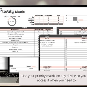 Priority Matrix Planner Using the Eisenhower Method to Manage Work ...