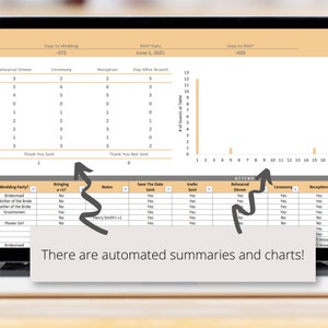 Wedding Planning Excel Spreadsheet Template Wedding Planning - Etsy