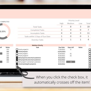 Digital to Do List Google Sheets Spreadsheet | Checklist Editable ...