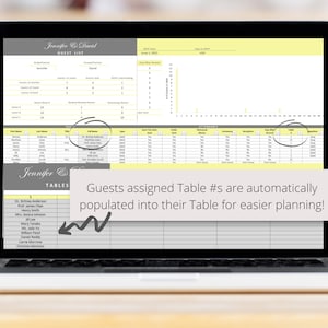 Wedding Planning Excel Spreadsheet Template, Personalized Newly Engaged ...