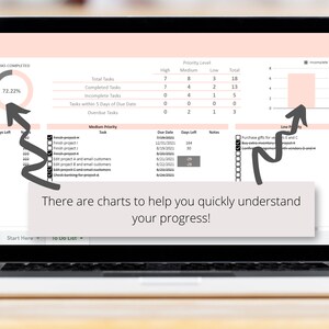 Digital to Do List Google Sheets Spreadsheet | Checklist Editable ...