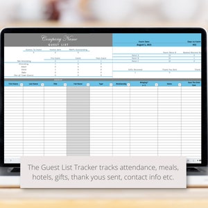 Fundraiser Event Planner Digital Excel Spreadsheet Template for Nonprofit or Corporate ...