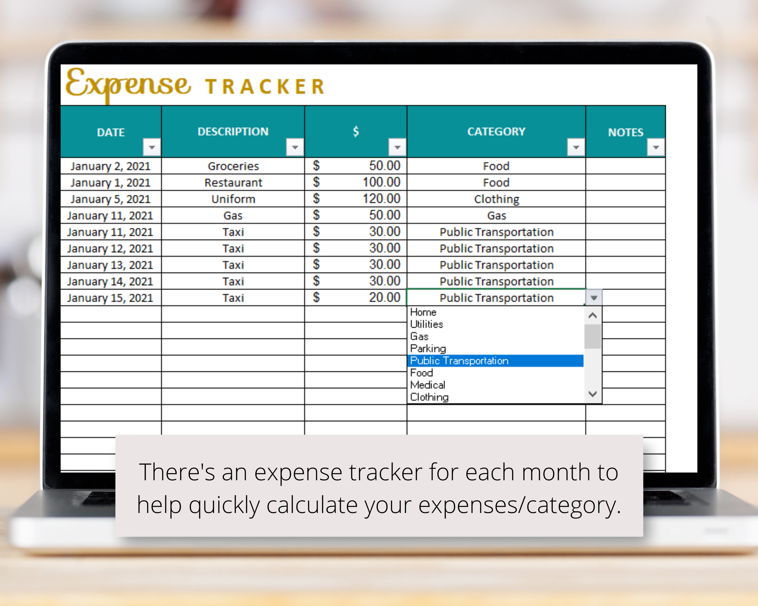Simple Budget Spreadsheet Excel Template for Easy Budgeting, Monthly ...