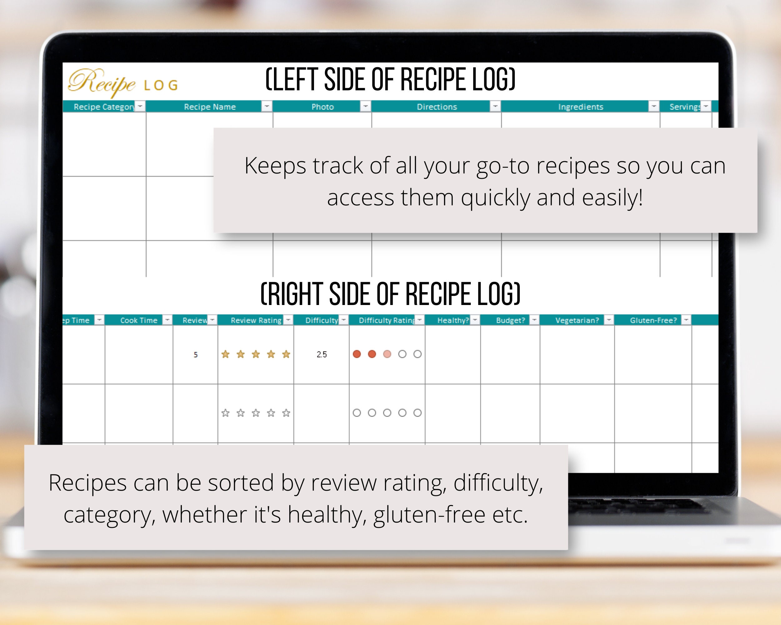 Excel Meal Planner | Plan Your Meals With This Meal Planning ...