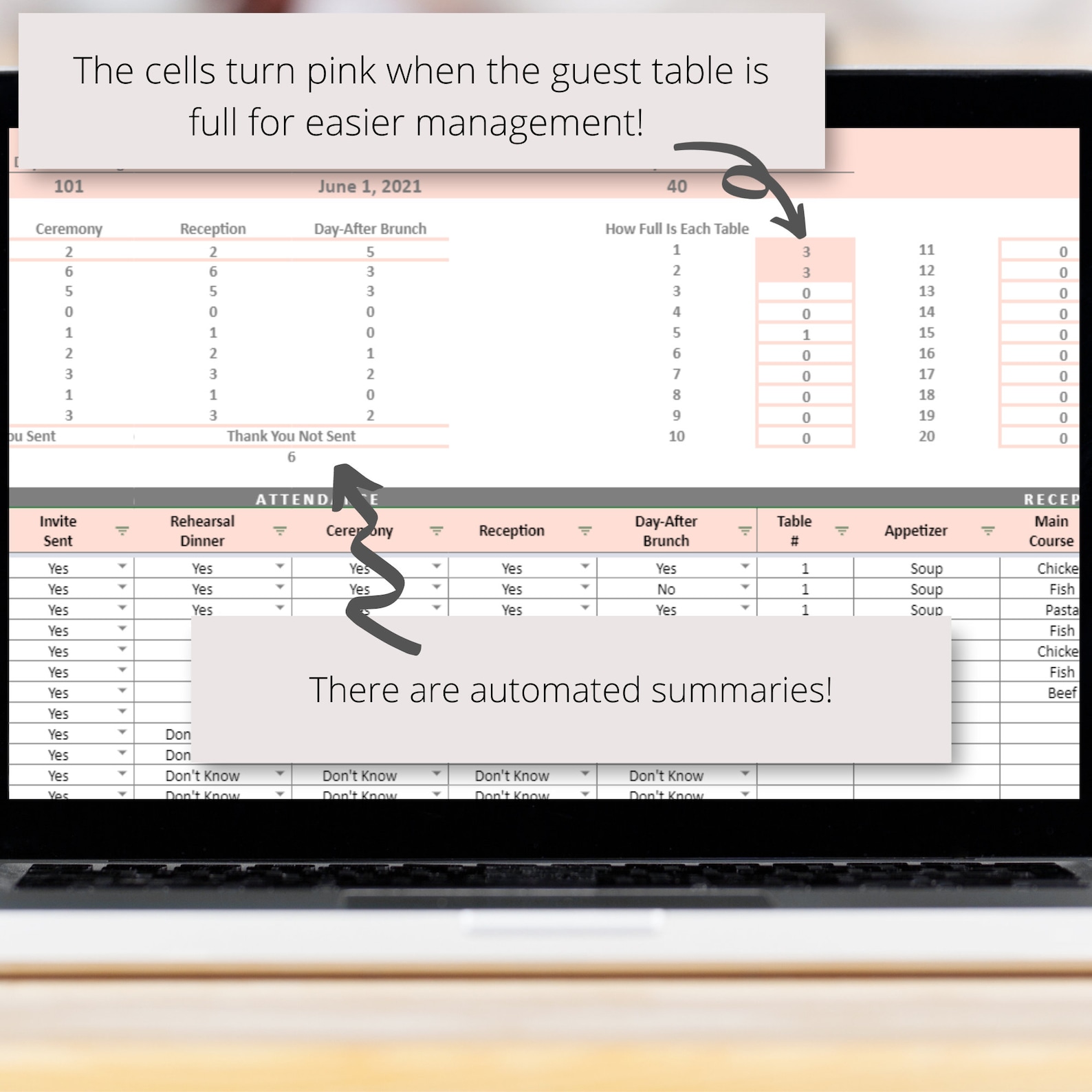 Wedding Planning Google Sheets Spreadsheet Wedding Planner for Your ...