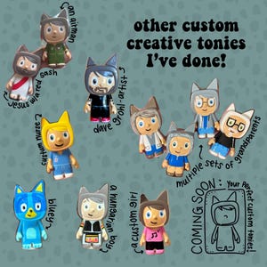 Custom Hand-painted Tonies Figurine: Personalized Creative Toy (no ...