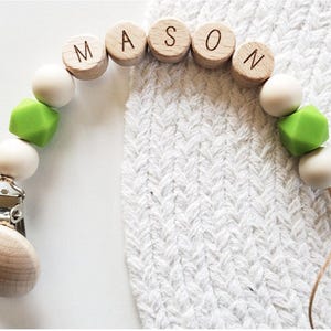 Personalized Pacifier Clip - Custom Pacifier Clip - Etsy