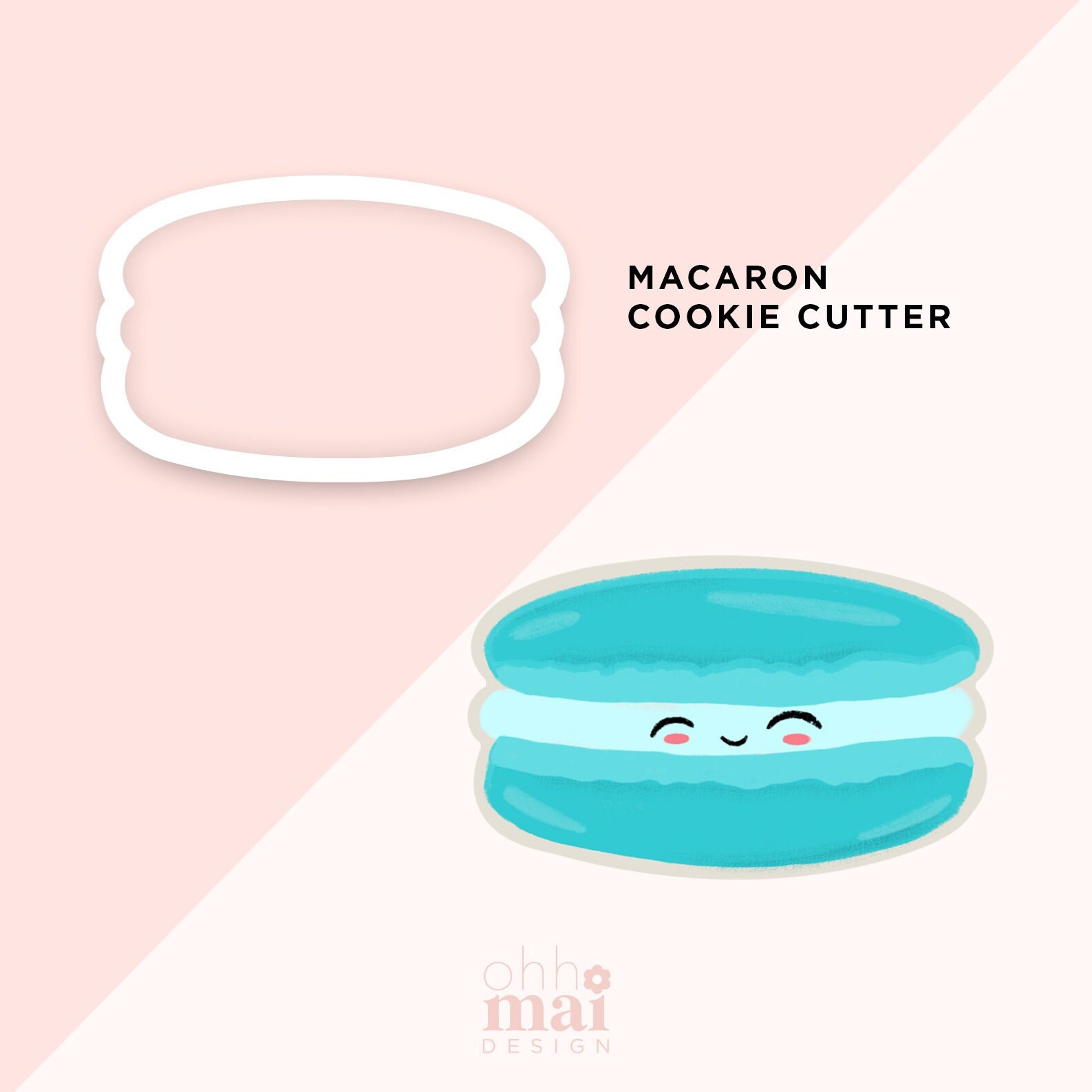 Cute Macaron Cookie Cutter / French Macaron Cookie Cutter / Cute ...