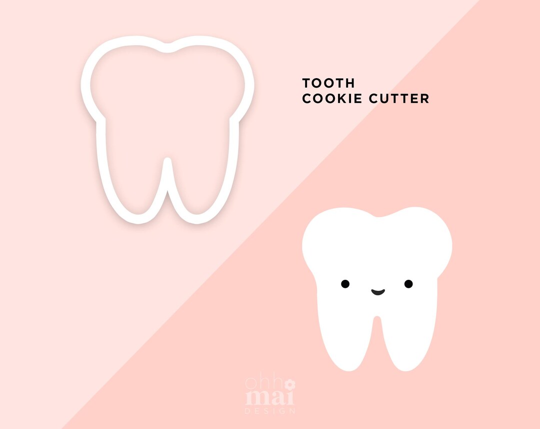 Tooth Cookie Cutter / Dentist Cookie Cutter / Cute Cookie Cutter / 3D ...