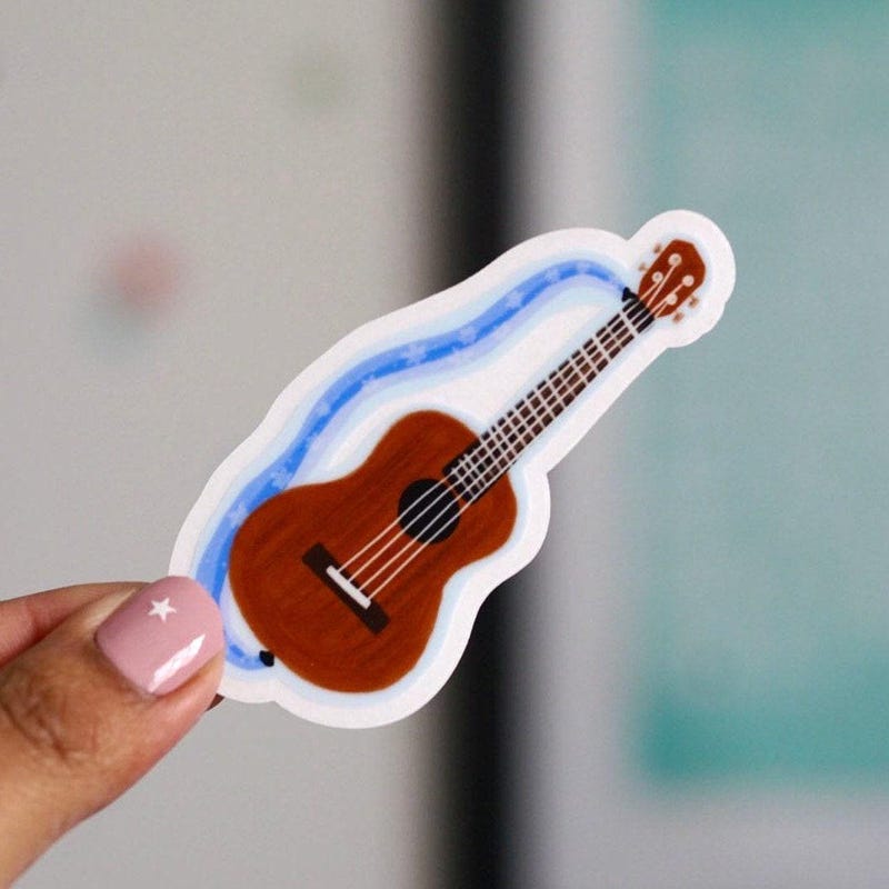 Ukulele Stickers - Etsy