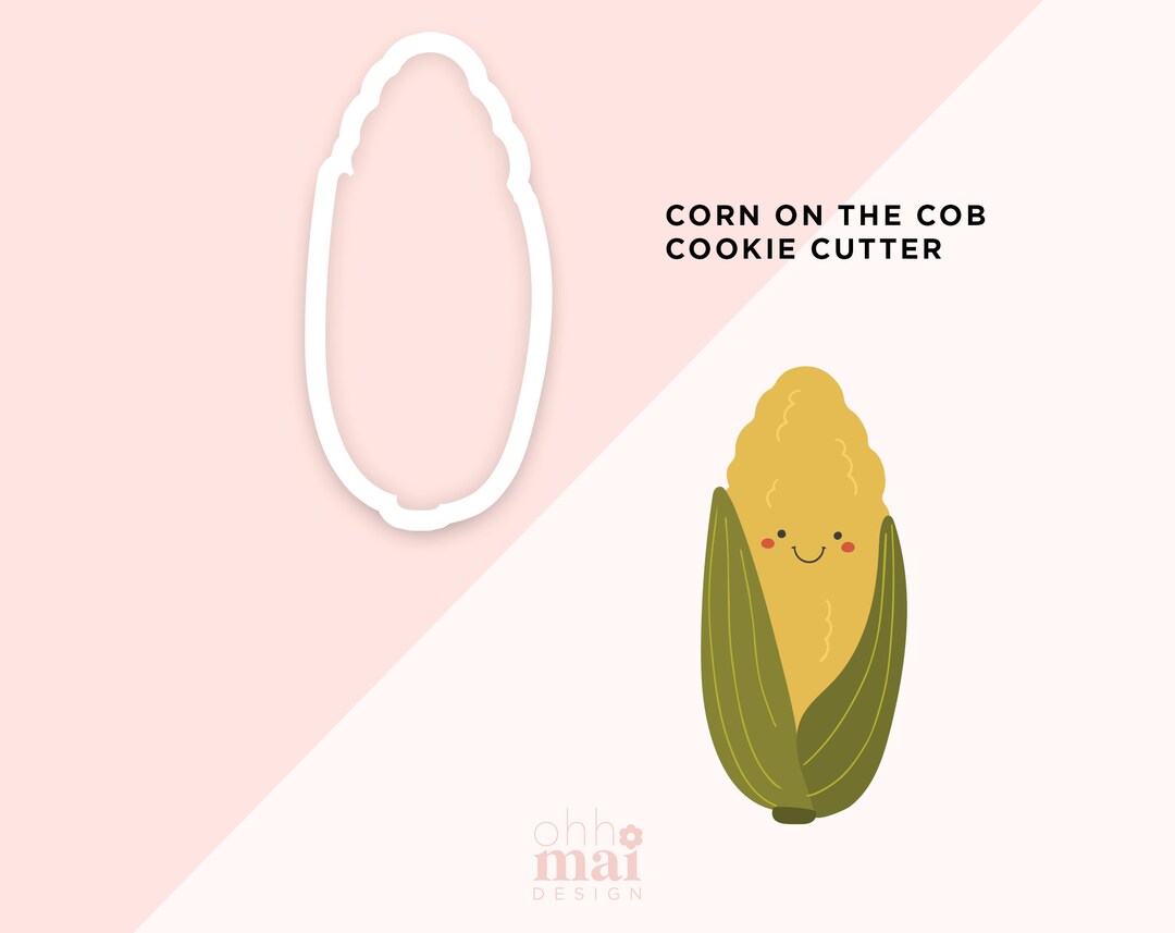 Corn Cookie Cutter / Vegetable Cookie Cutter / Cute Dessert Cookie ...
