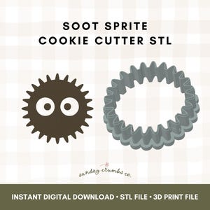 Soot Sprite Cookie Cutter Stl - Etsy
