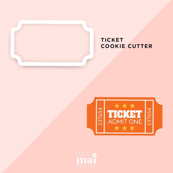 3d Printed Movie Ticket - Etsy