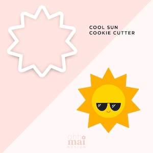 Cute Sun Cookie Cutter / Planets Cookie Cutter / Sunshine Themed Cookie ...