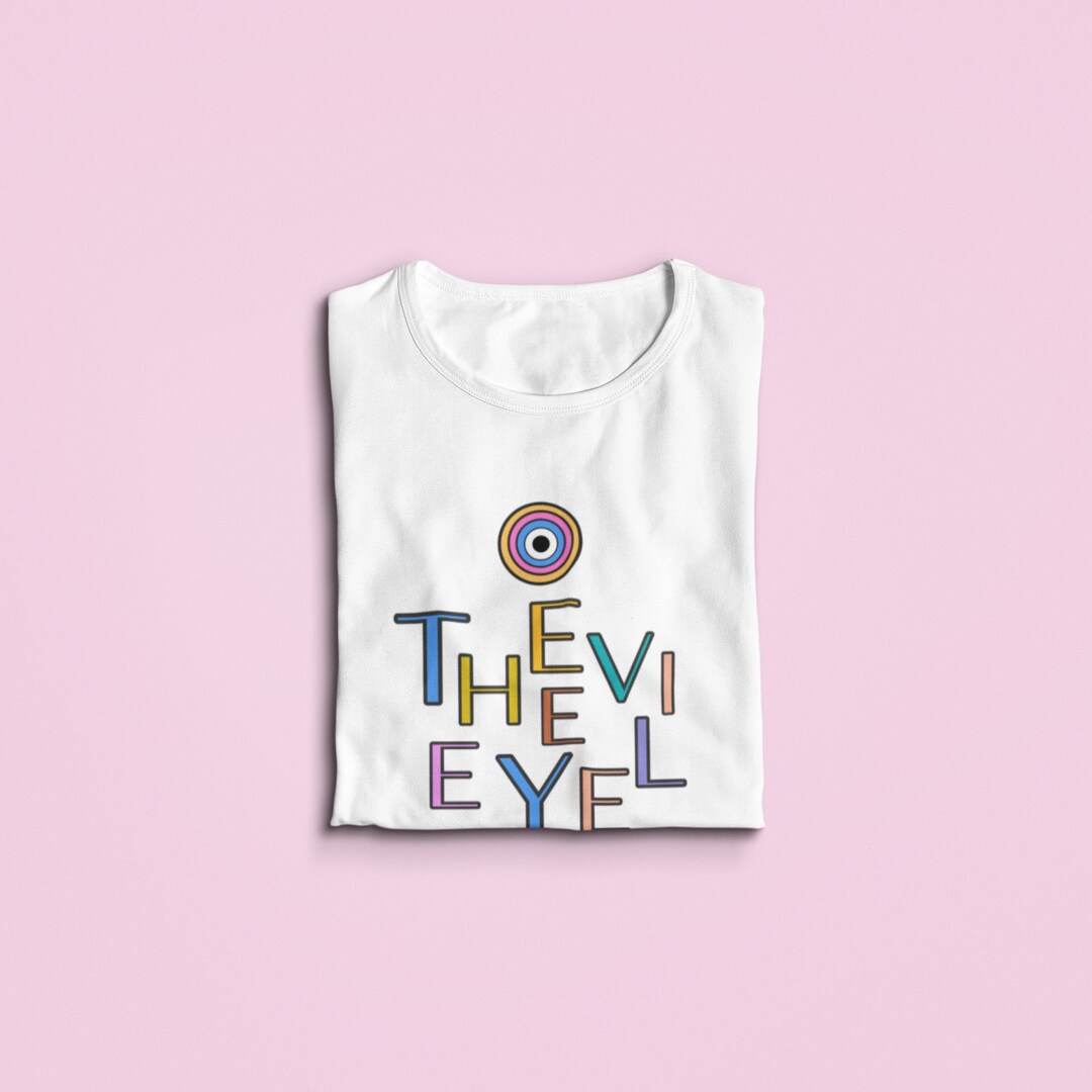 The Evil Eye T Shirt, Evil Eye Charm T Shirt - Etsy