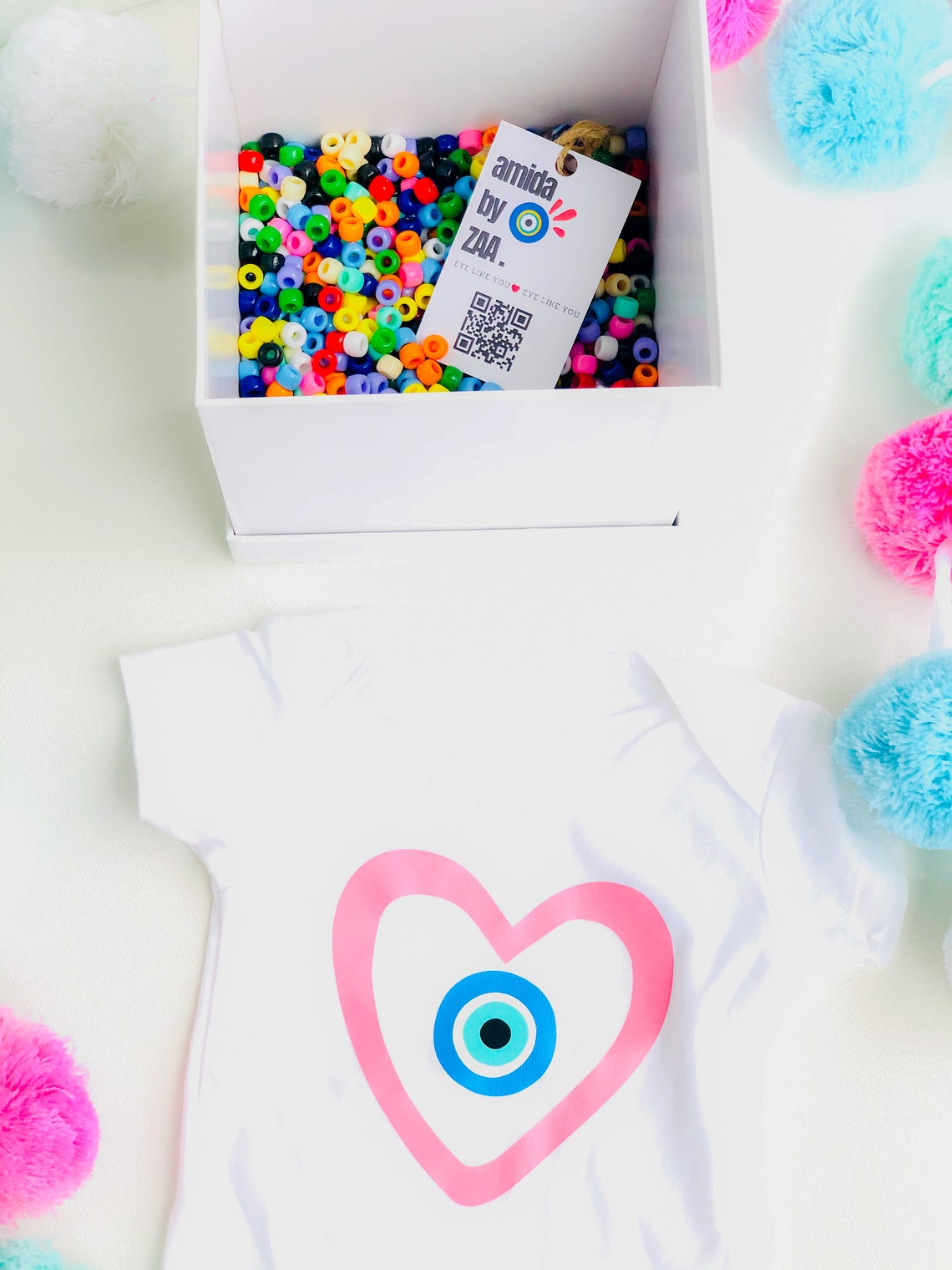 Evil Eye Baby Gift Set With Socks for Baby Shower Gift Set - Etsy