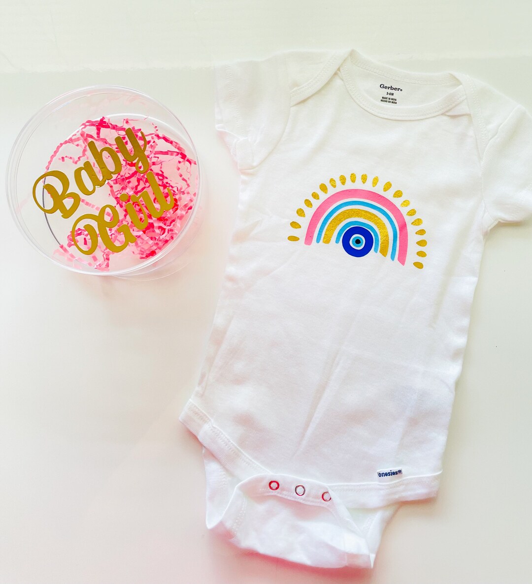 Evil Eye Design Baby Box Acrylic Baby Box Custom Baby Box Baby Shower ...