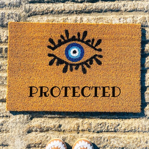 Evil Eye Door Mat - Etsy