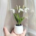 Snowdrops Real Touch Flowers Polymer Clay Artificial Snowdrop Flower ...