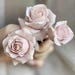 Pale Pink Rose Hair Pins, Real Touch Flower Bridal Accessories - Etsy