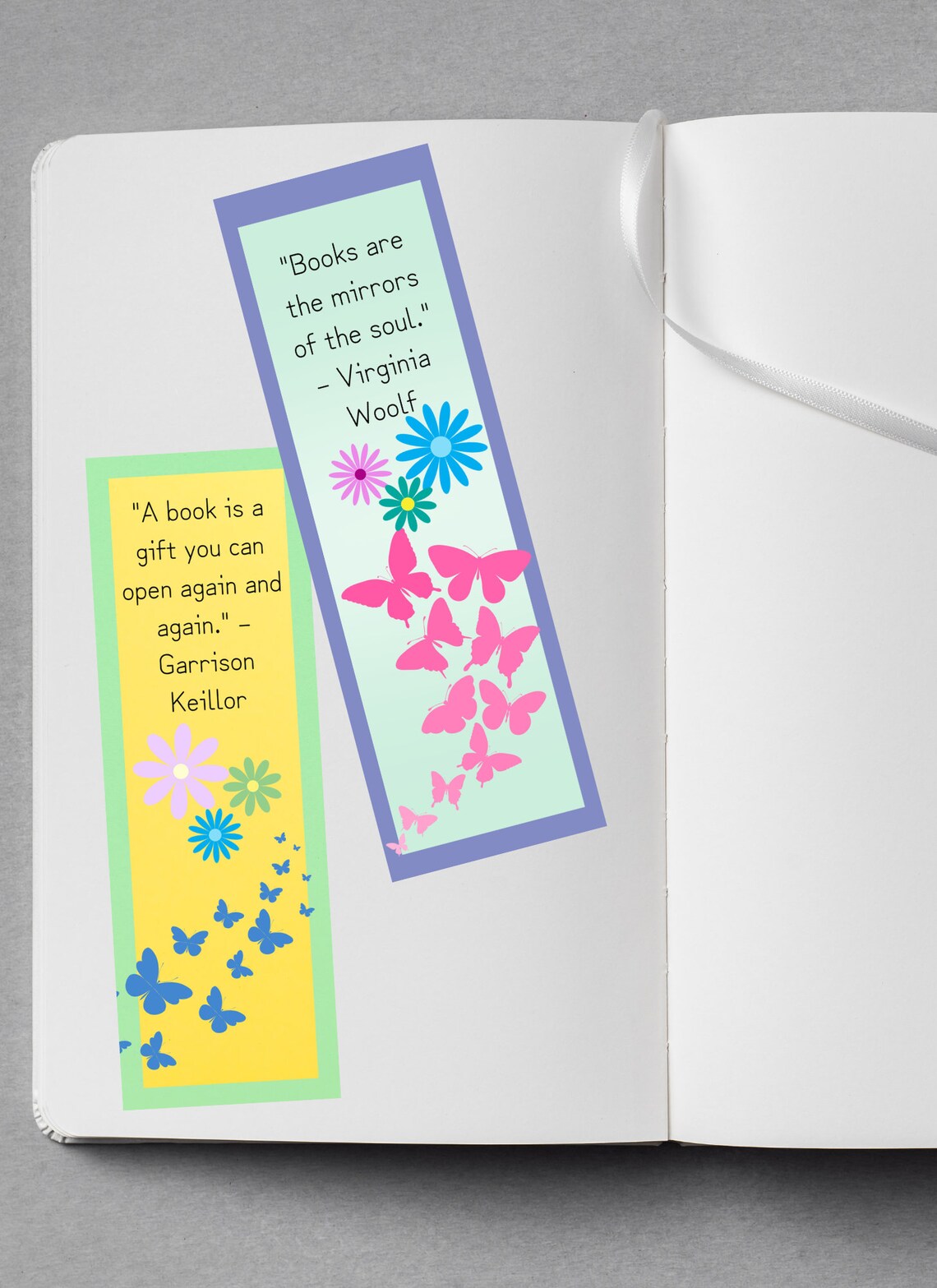 Authors Quotes Bookmarks: Literary Gift (PNG & PDF) Instant Download - Etsy