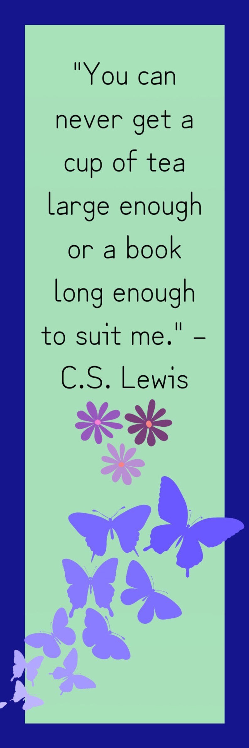 Authors Quotes Bookmarks: Literary Gift (PNG & PDF) Instant Download - Etsy