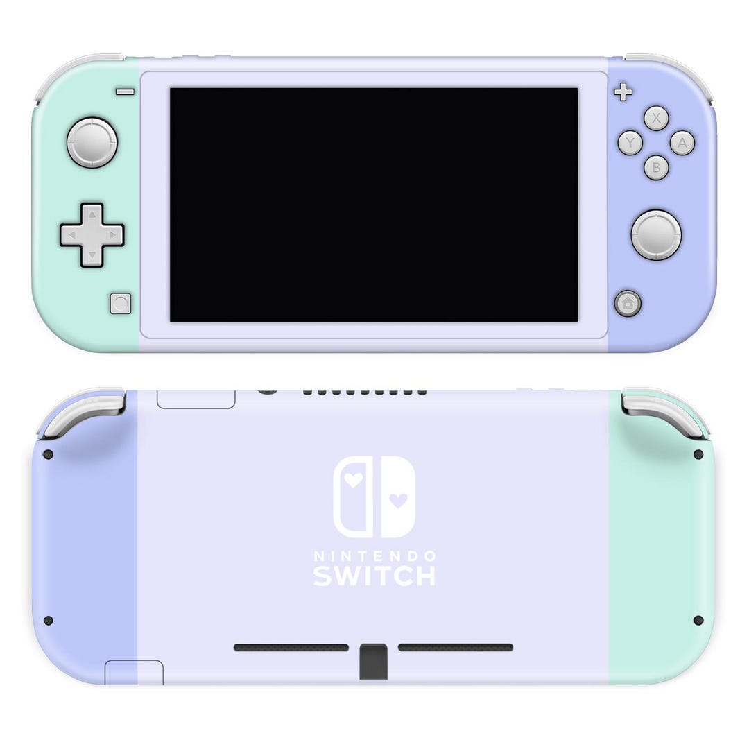 Pastel Breeze Airy Soft Color Wave Vinyl Skin Wrap for Nintendo Switch ...