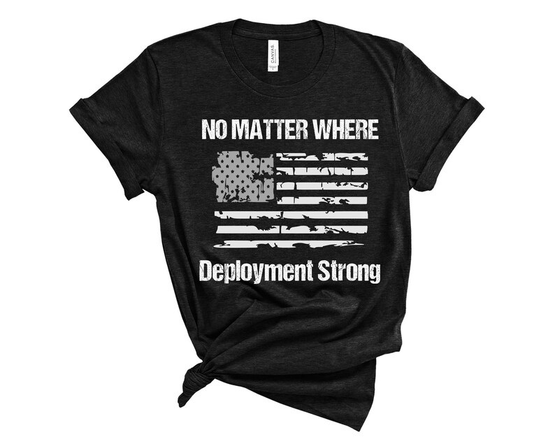 Deployment Gift T-shirt Military Families. Until They All Come Home. No ...