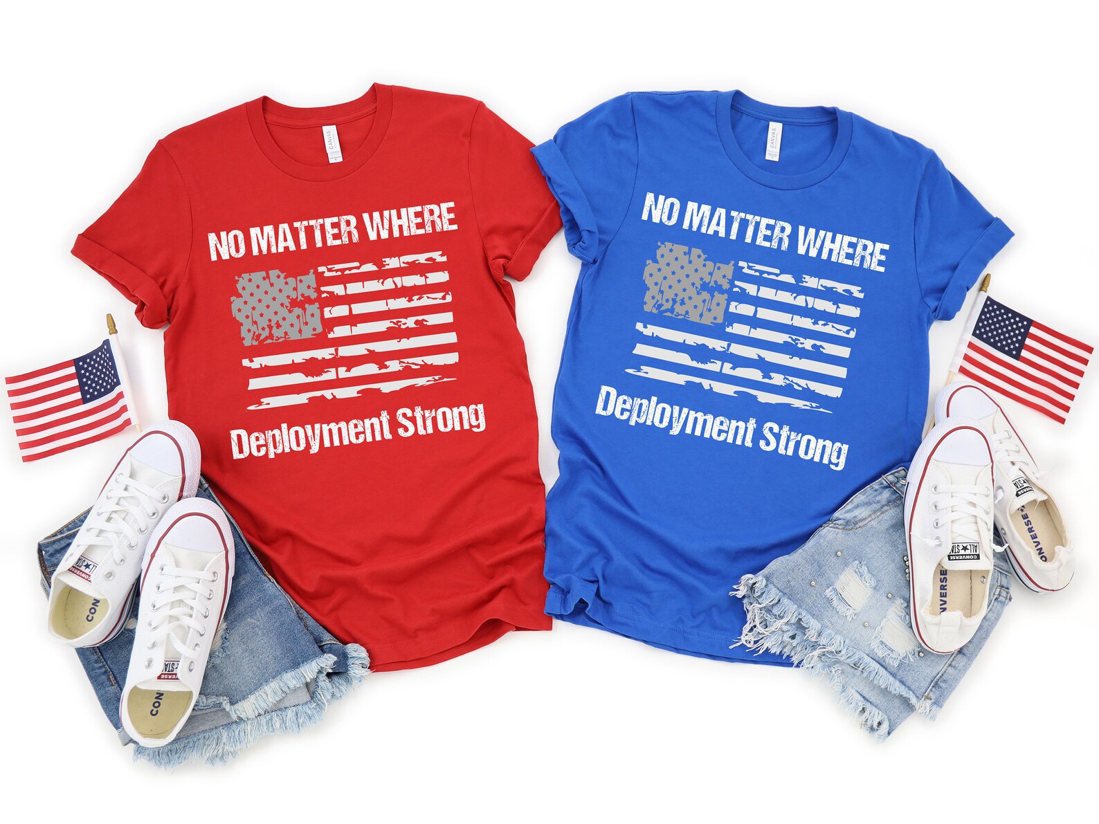 Deployment Gift T-shirt Military Families. Until They All Come Home. No ...