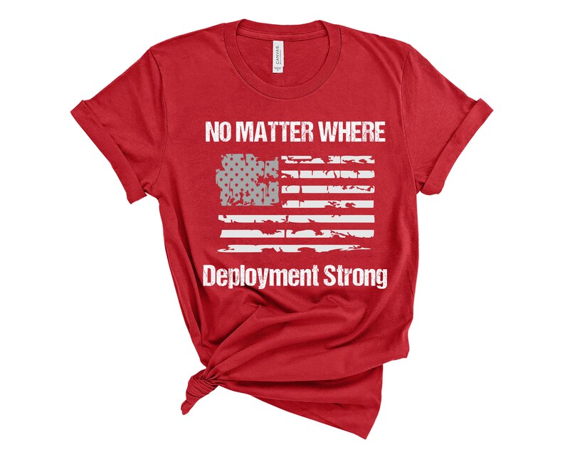 Deployment Gift T-shirt Military Families. Until They All Come Home. No ...