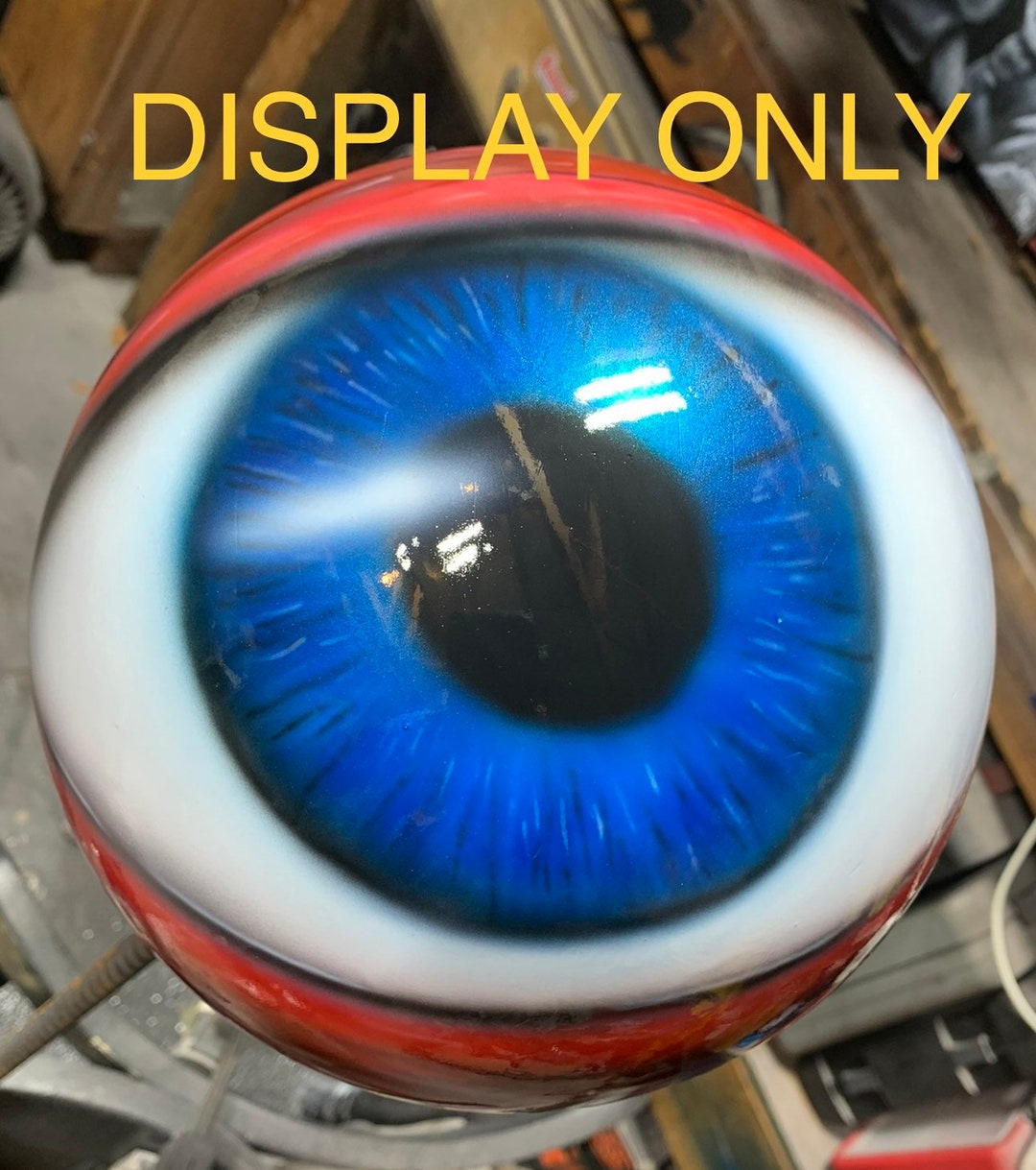 Airbrushed Bowling Ball - Blue Eye - Etsy