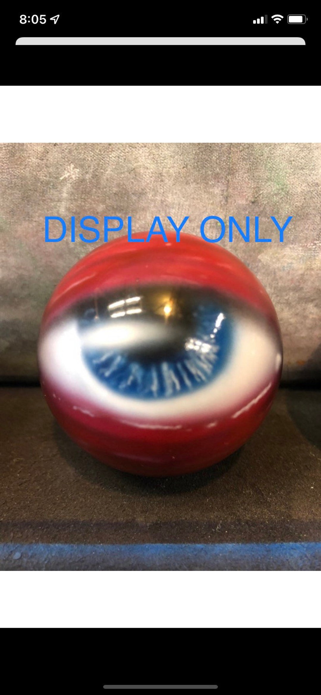 Airbrushed Billiard Ball Blue Eye - Etsy