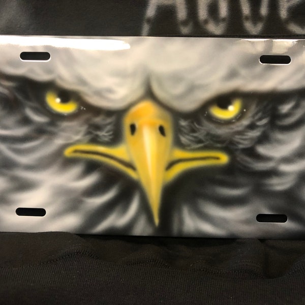 Eagle Vanity Plate - Etsy