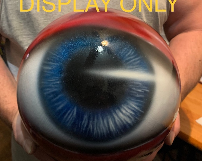 Airbrushed Bowling Ball Blue Eye - Etsy