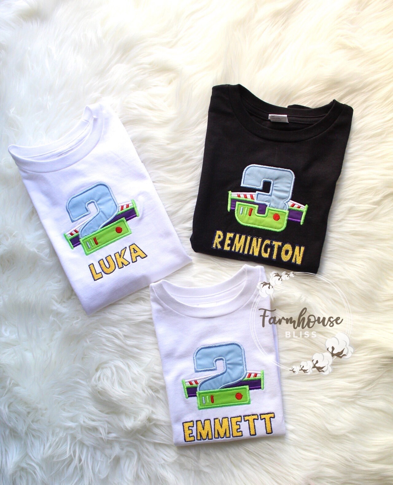 Buzz Birthday Shirt Lightyear Kids Birthday Shirt Embroidered Buzz ...