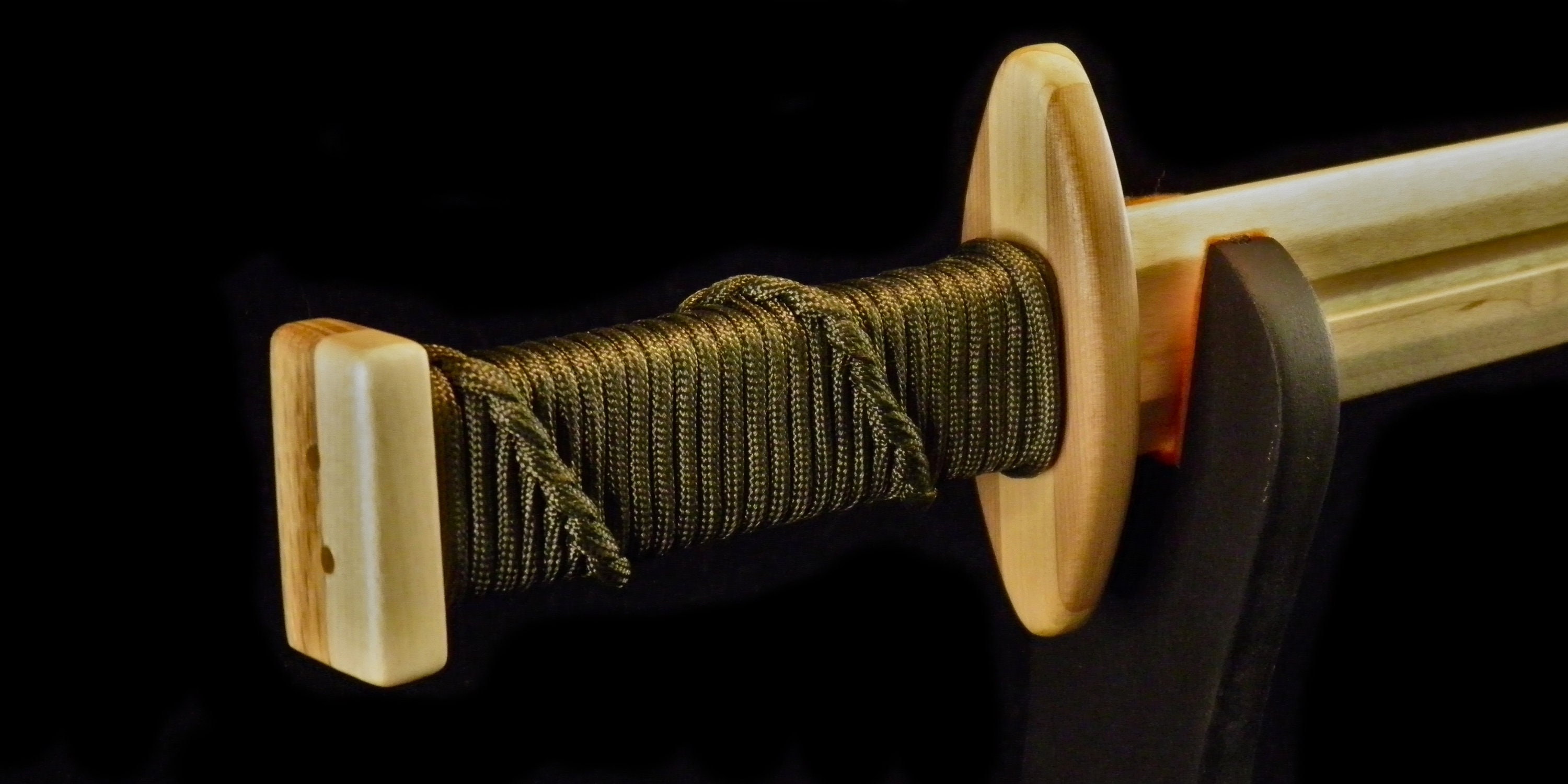 Handmade Wooden Dagger With Paracord Handle Wrap Perfect for - Etsy