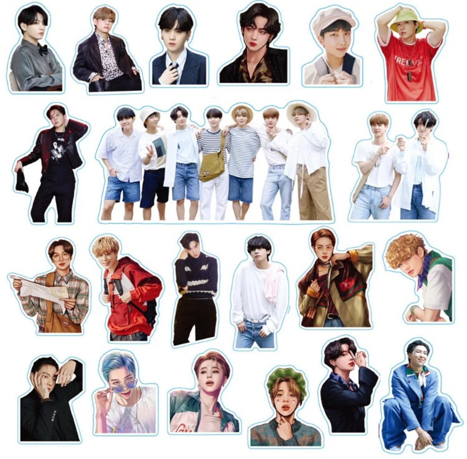 101 PCS BTS sticker pack VERSION 4 | Etsy
