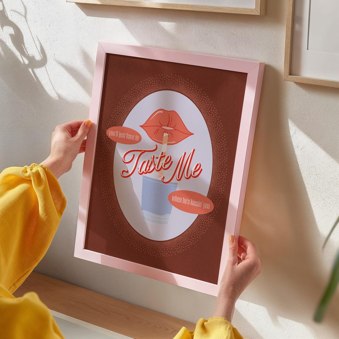 Taste Sabrina Carpenter Digital Print Retro Vintage Poster Hand Drawn ...